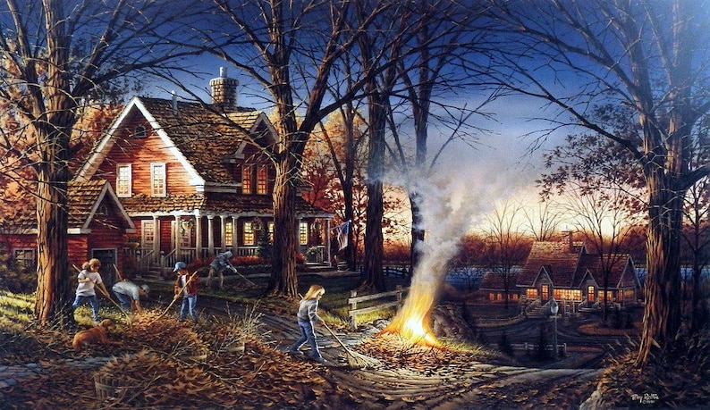 Terry Redlin Autumn Evening 32x18.5 Artist's Proof - Etsy