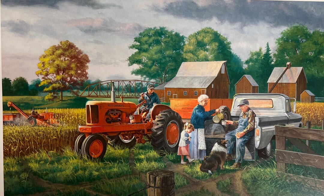 Charles Freitag Grandpa's Farm - 17"x 11" Open Edition - Etsy