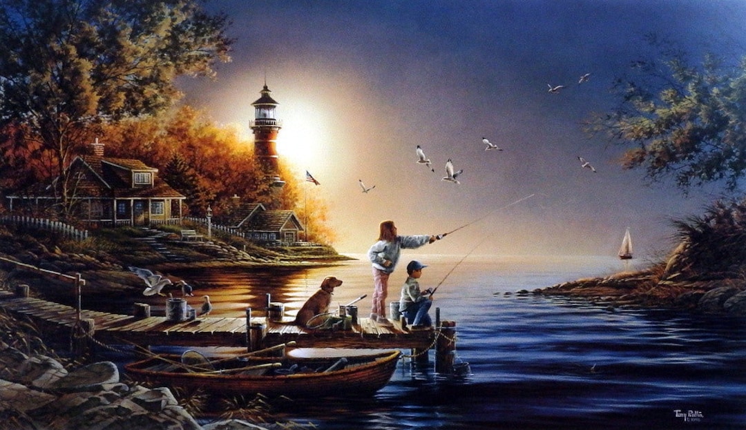 Terry Redlin From Sea to Shining Sea Signed and Numbered Print 28.5 X ...