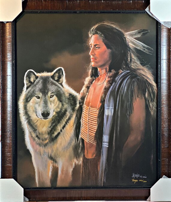 Native Wolf Art