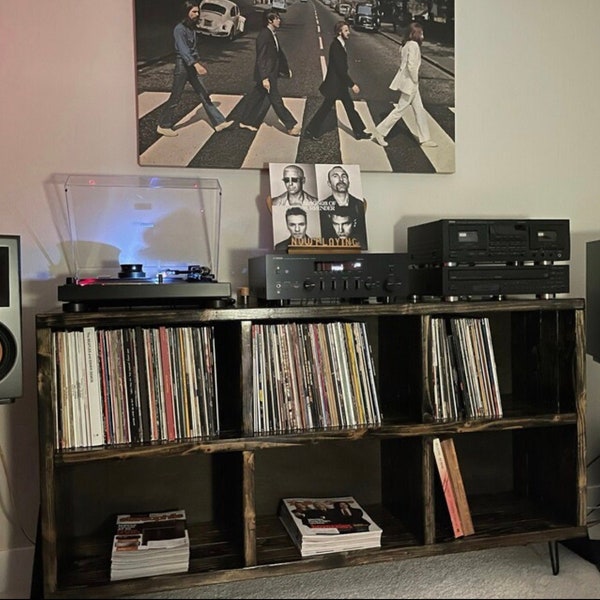 Record Storage Cube - Etsy