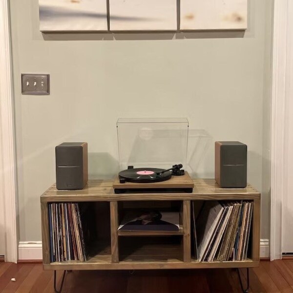 Record Cabinet - Etsy