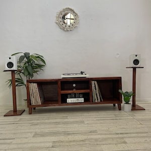 The Straight up Round Speaker Stand Match to Your Unit and Enhance the ...