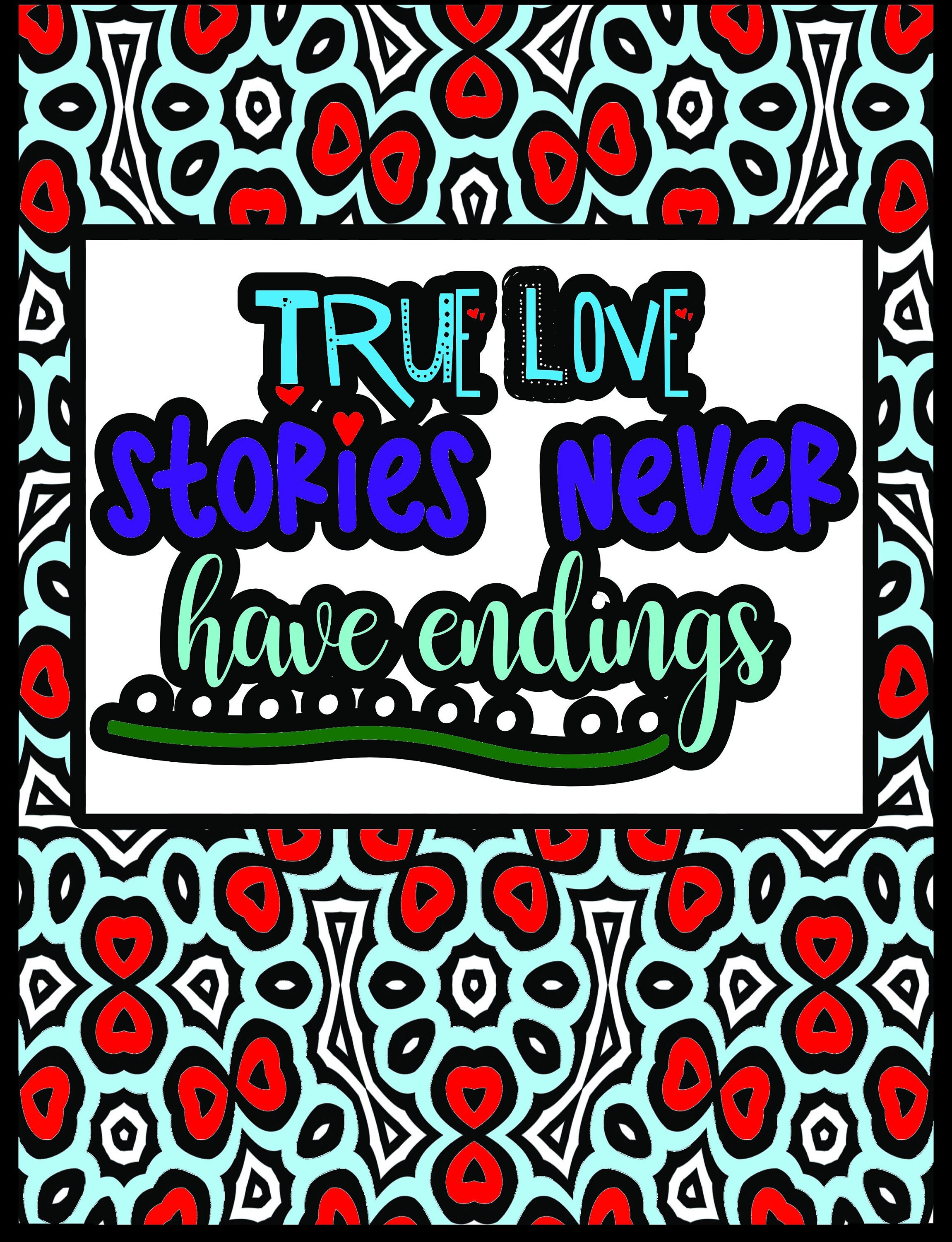 Love Quotes Coloring Pages - Perfect for Valentine's Day. Instant ...