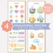 Educational Numbers Poster Classroom Shapes Print Learning Poster for ...