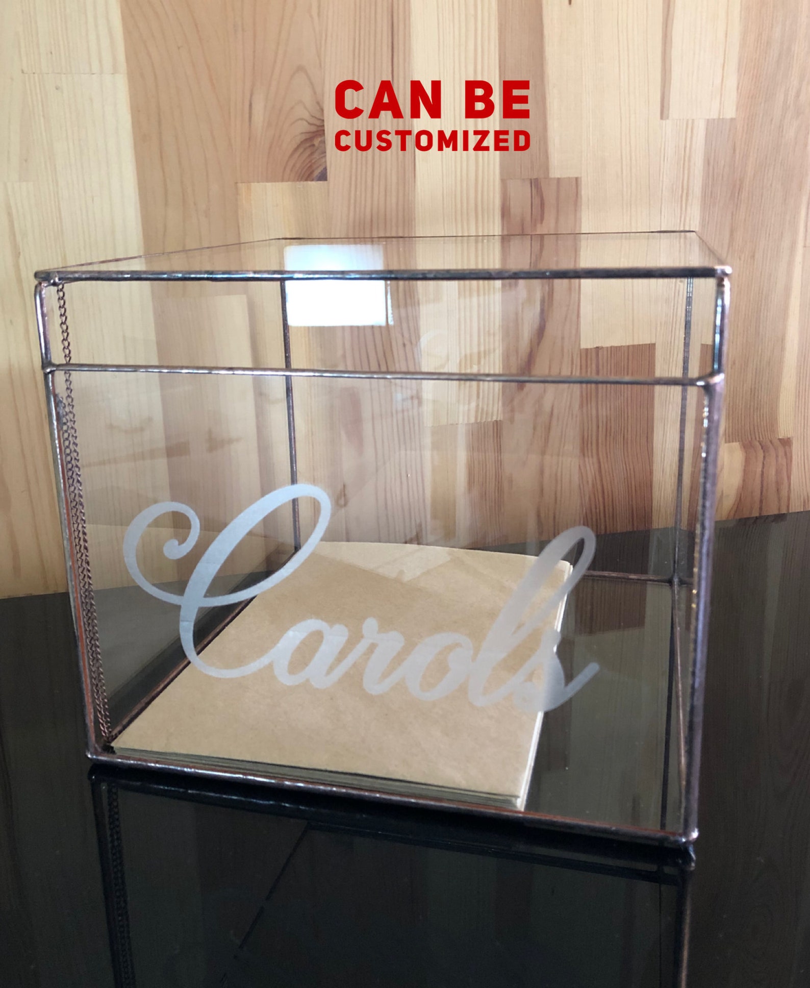 Personalized Wedding Card Box Card Holder With Slot Wedding | Etsy