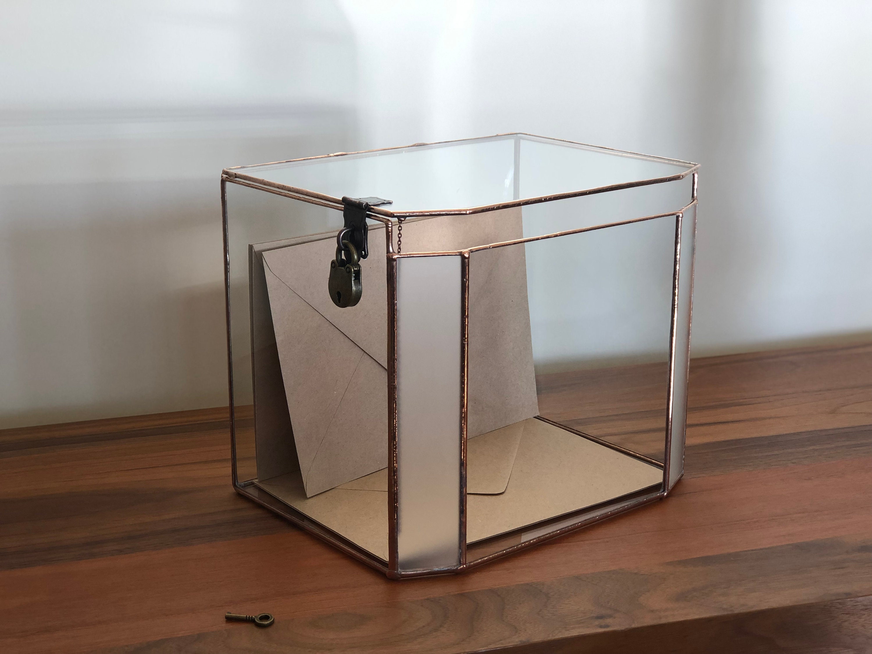 Paper & Party Supplies Money and Wishing Well Box Keepsake Glass ...