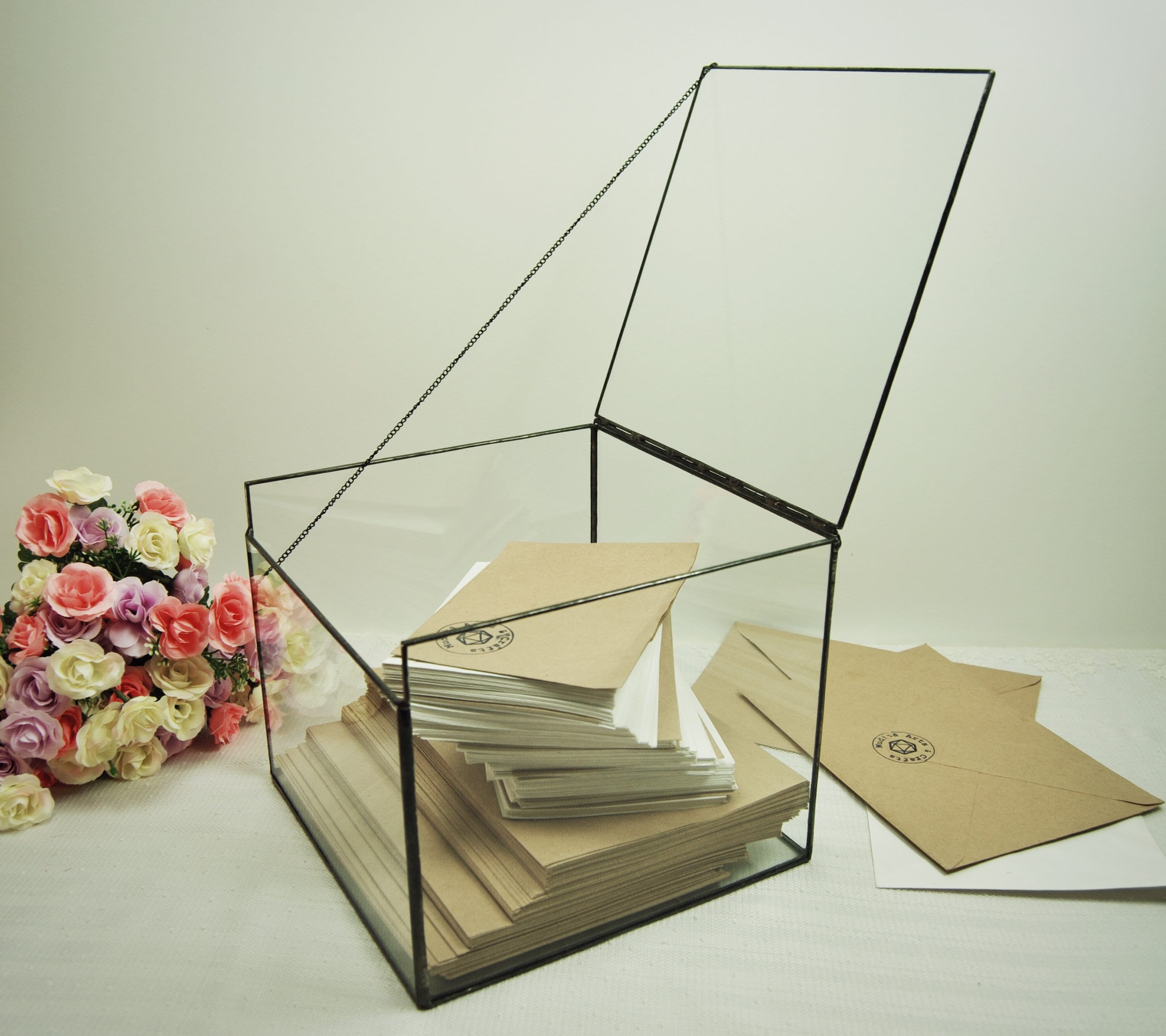 Personalized Wedding Card Box Card Holder With Slot Wedding | Etsy