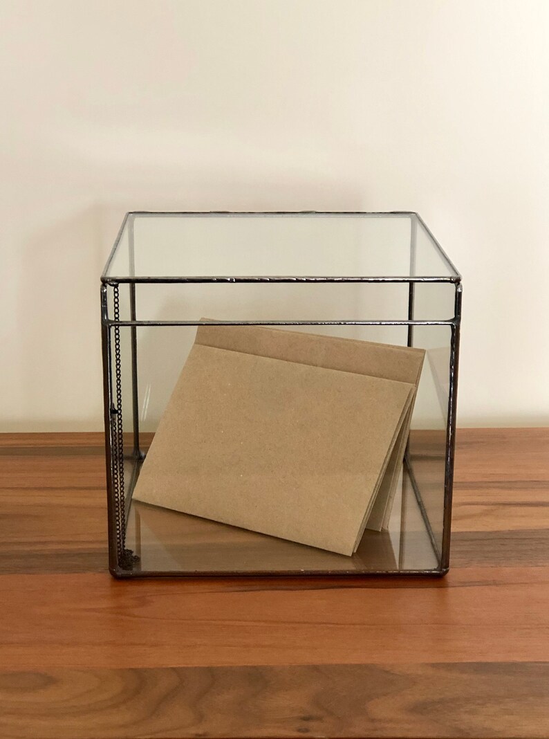 Customized Wedding Card Box Envelope Holder Keepsake Geometric | Etsy