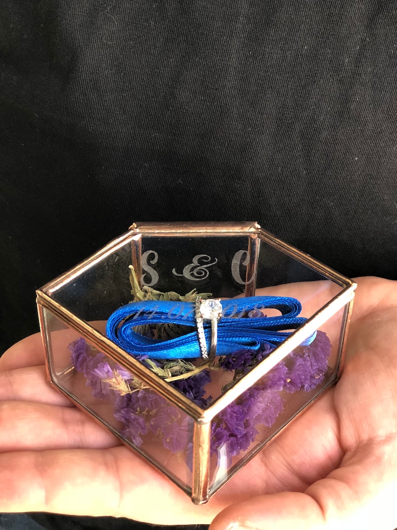 CUSTOMIZED GLASS With ETCHING Names Dates and Etc. - Etsy