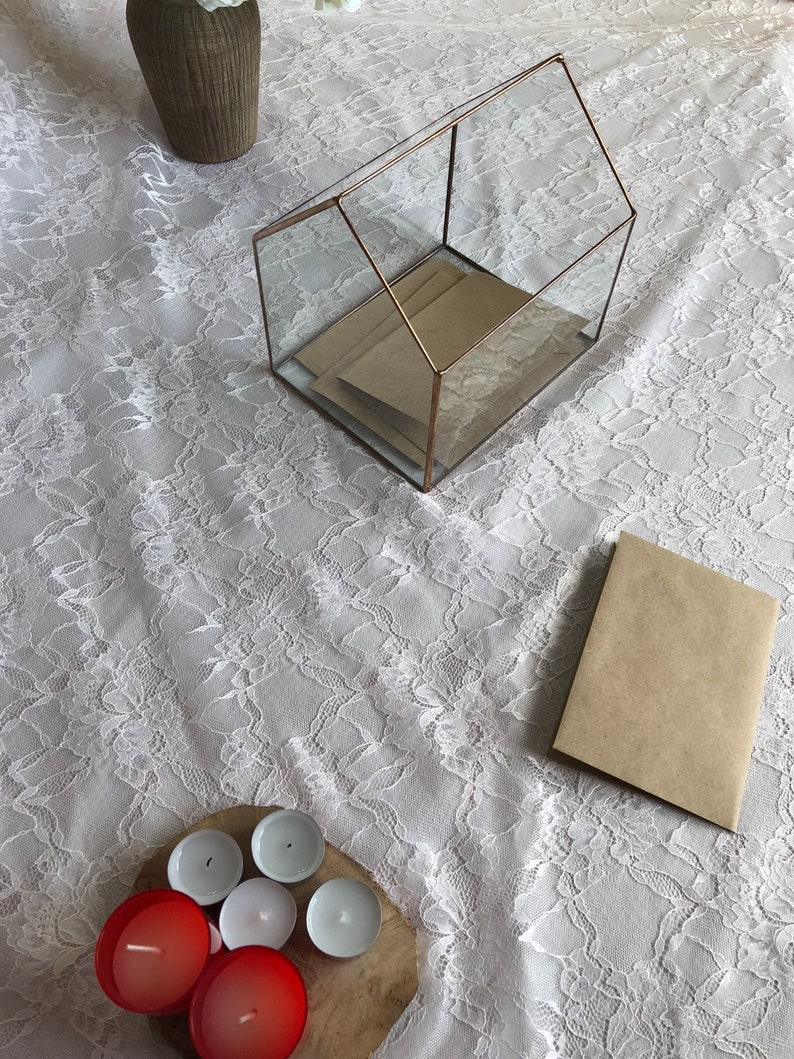 House Wedding Card Box Glass Card Holder Envelope & Money | Etsy