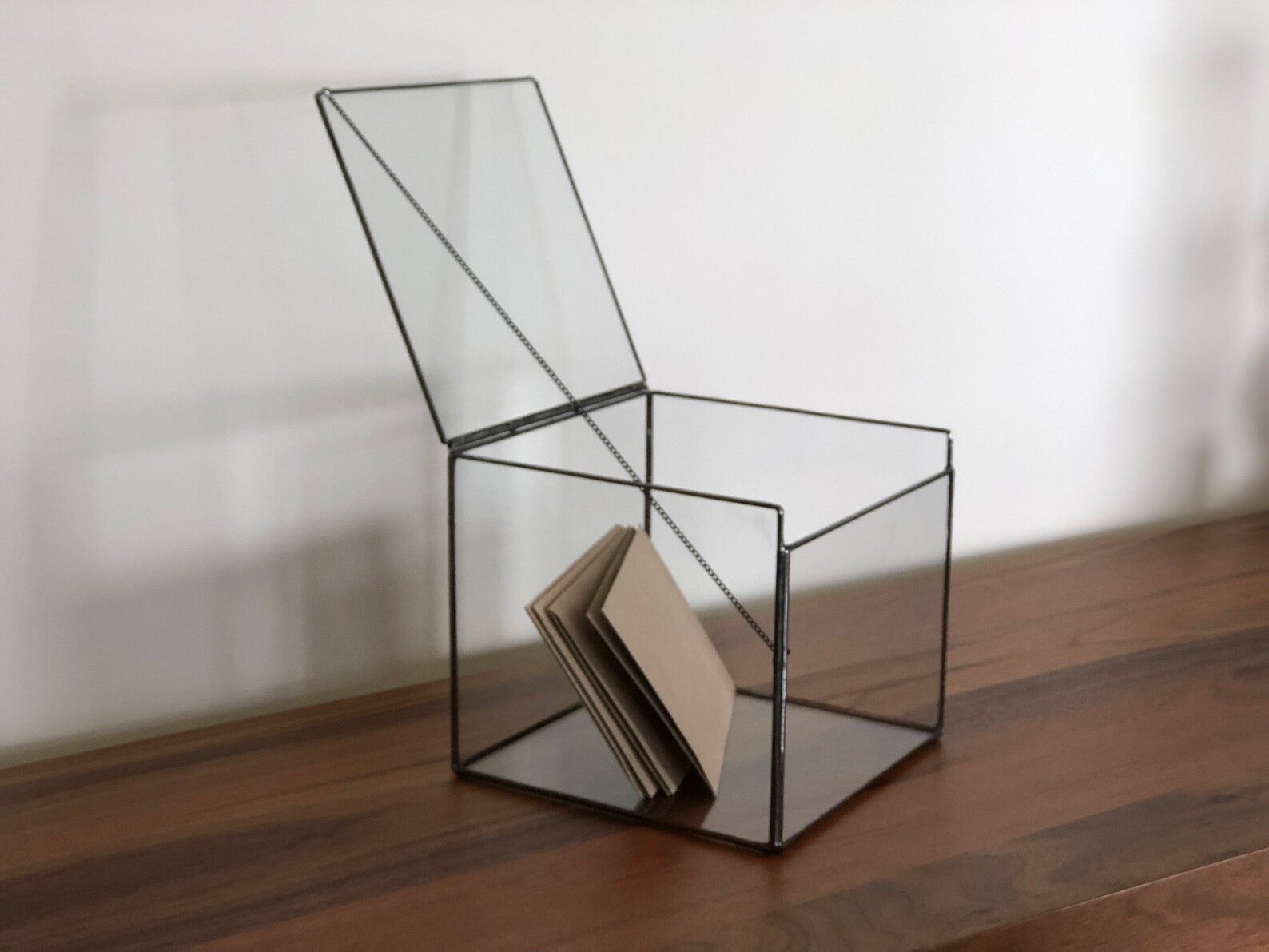 Customized Wedding Card Box Envelope Holder Keepsake Geometric | Etsy