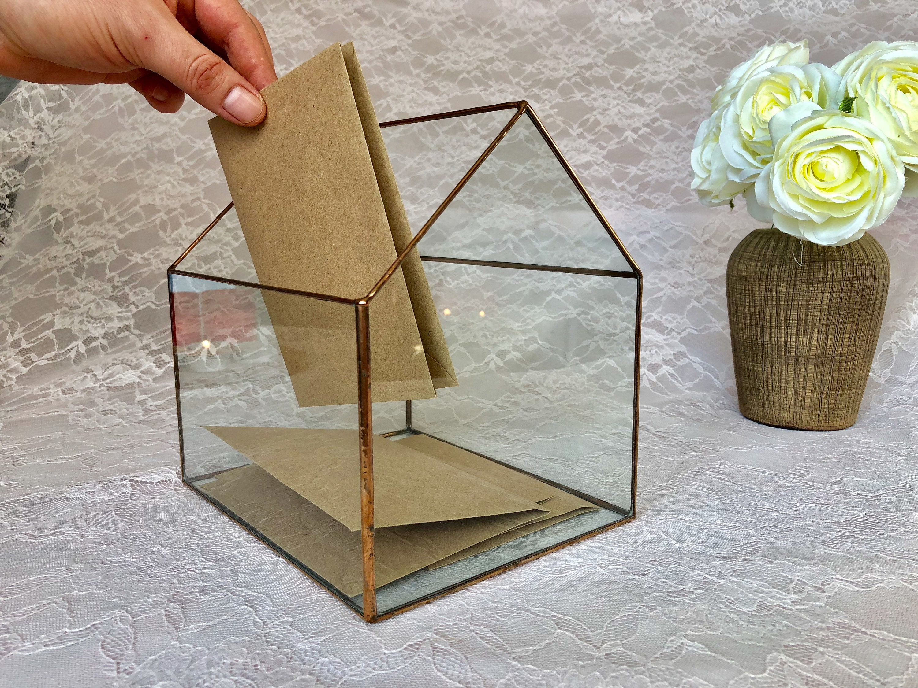 Glass House Wedding Card Box Custom Wedding Card Box | Etsy