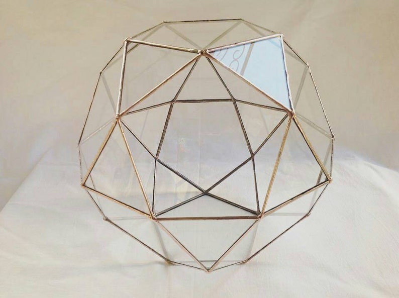 Large Geometric Terrarium Container Christmas Centerpiece - Etsy