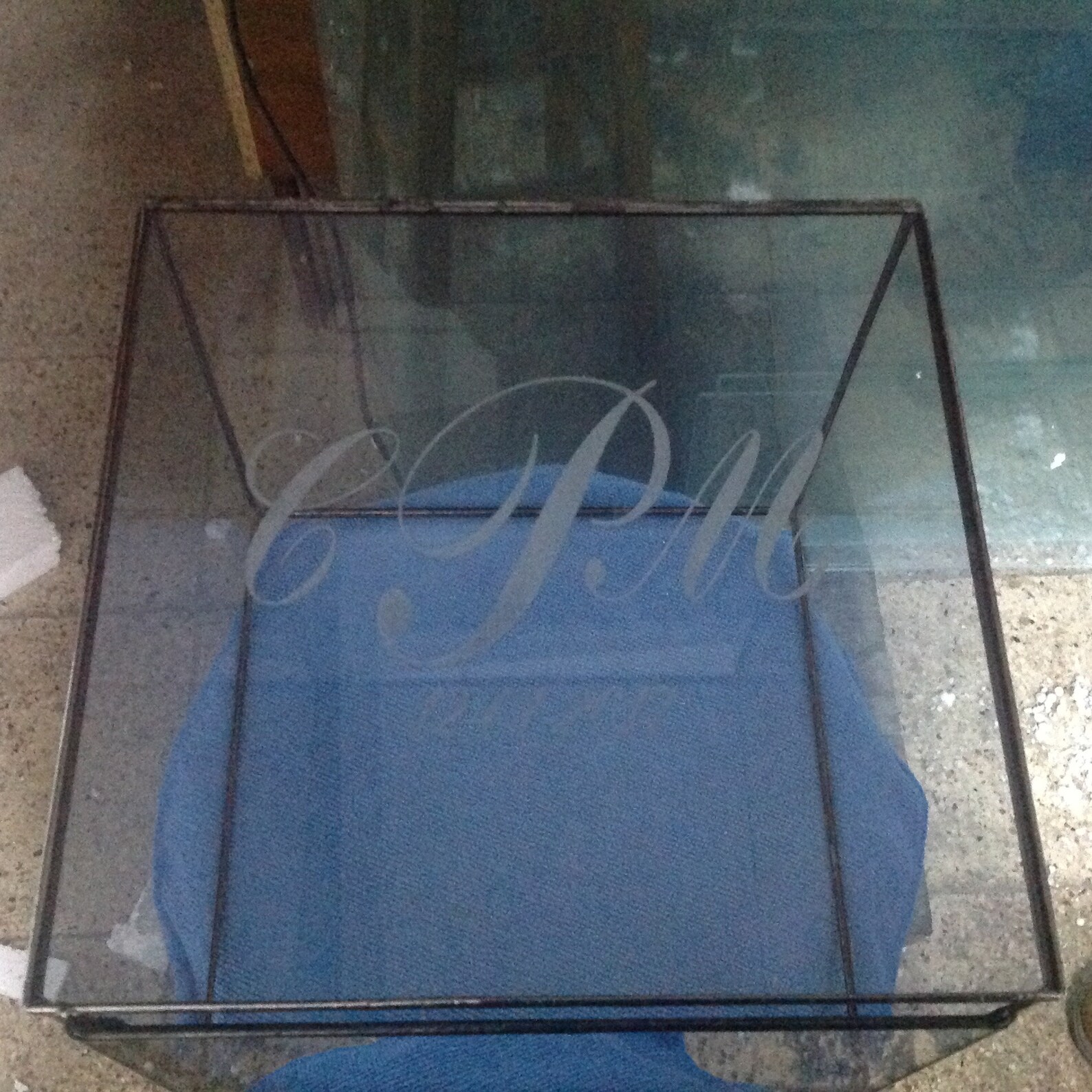 CUSTOMIZED GLASS With ETCHING Names Dates and Etc. - Etsy