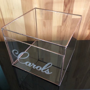 CUSTOMIZED GLASS With ETCHING, Names Dates and Etc. - Etsy