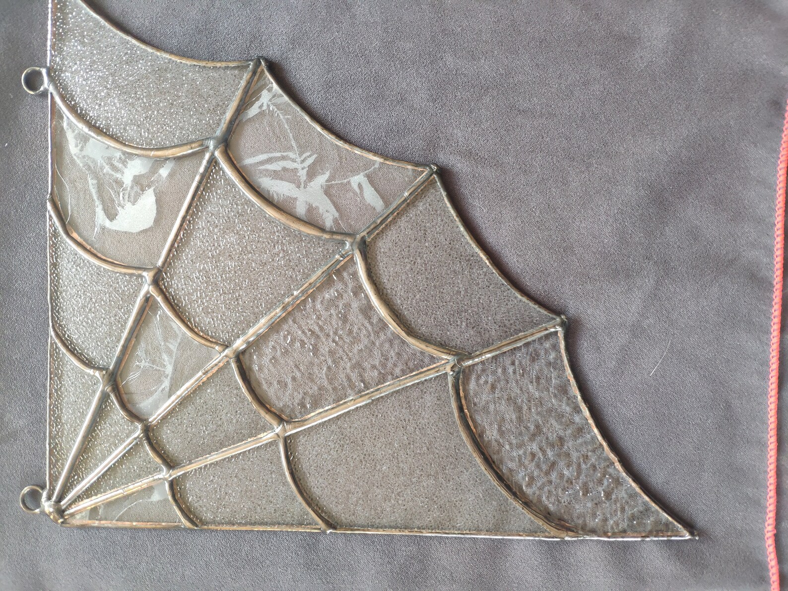 Stained glass spider web for the corners Handmade suncatcher | Etsy