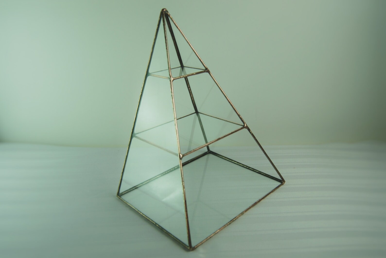 Pyramid Jewelry Box Geometric Glass Box Handmede Terrarium - Etsy Australia