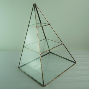 Pyramid Jewelry Box Geometric Glass Box Handmede Terrarium - Etsy Australia