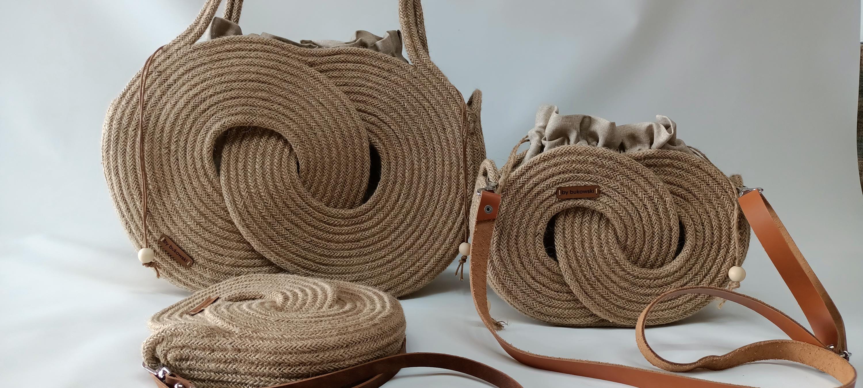 Large Jute Bag, Infinity Bag, Round Bag, Rope Handbag, Summer Bag, Gift ...