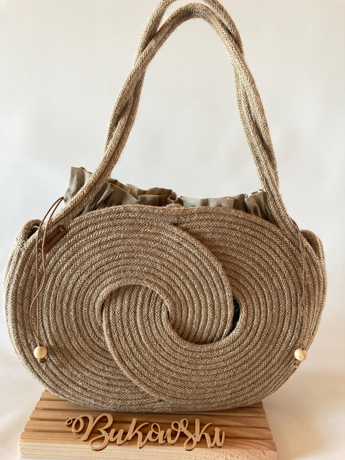 Large Jute Bag, Infinity Bag, Round Bag, Rope Handbag, Summer Bag, Gift ...