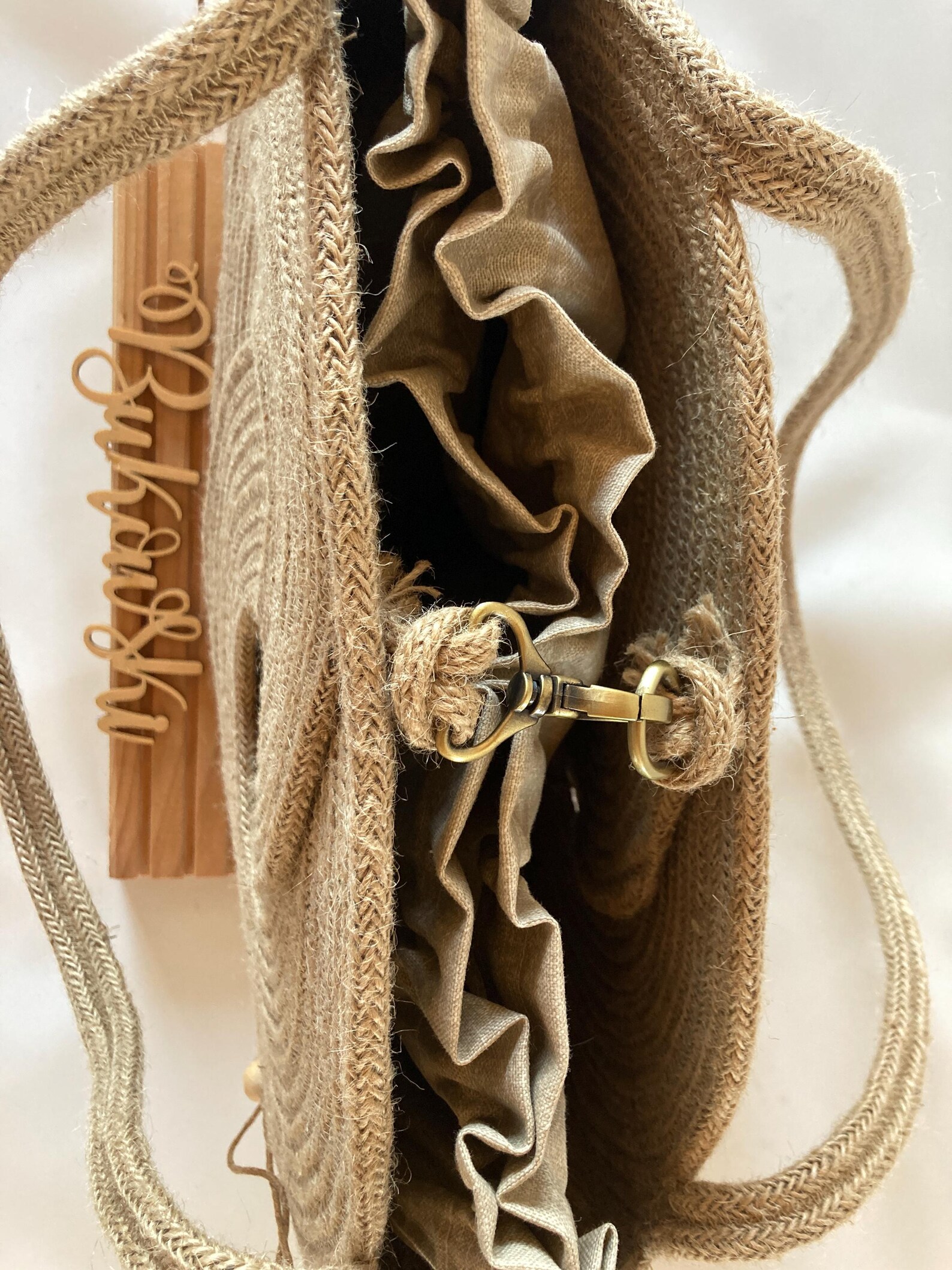 Large Jute Bag, Infinity Bag, Round Bag, Rope Handbag, Summer Bag, Gift ...