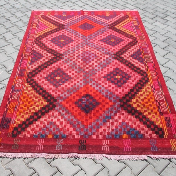 Turkish Kilim Rug - Etsy