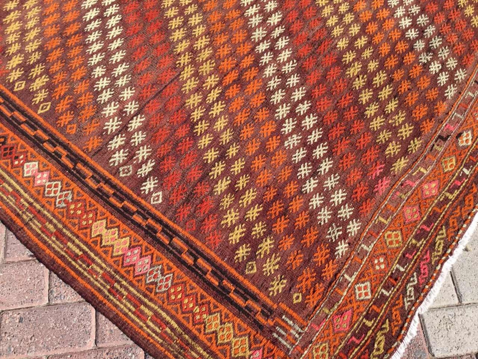 Large Kilim Rug 119 x 67 Red Kilim rug Vintage | Etsy