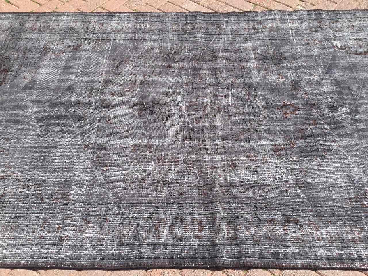 Rug Vintage Overdyed Rug 105.5 x 61.5area rug | Etsy