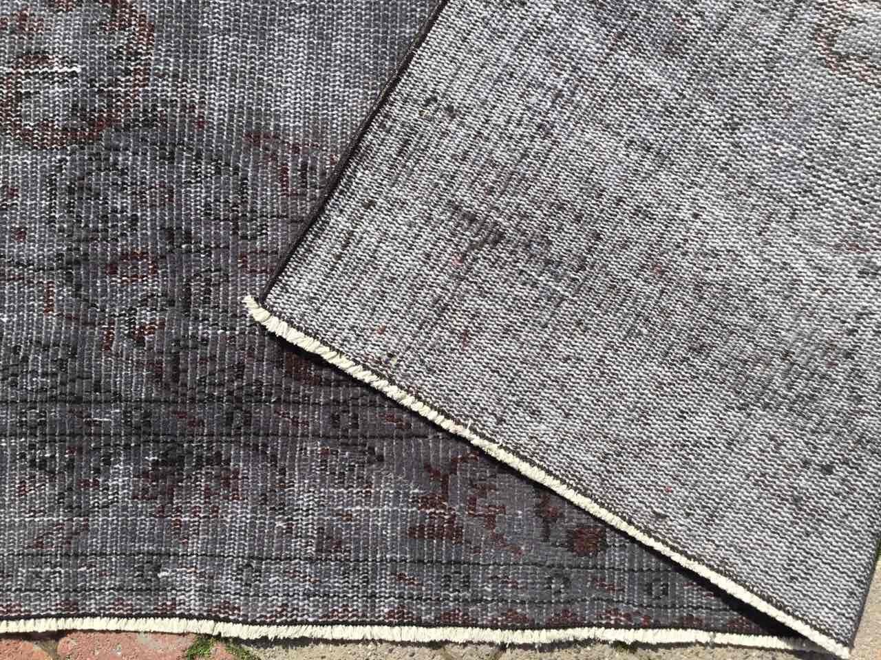 Rug Vintage Overdyed Rug 105.5 x 61.5area rug | Etsy