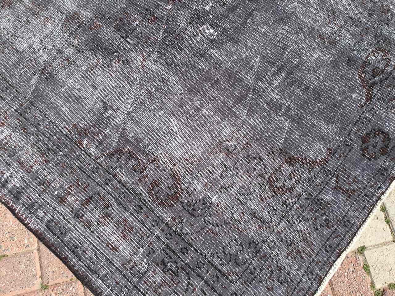 Rug Vintage Overdyed Rug 105.5 x 61.5area rug | Etsy