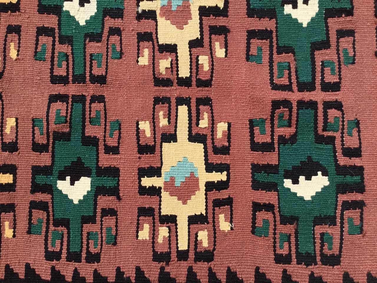 Small Kilim Rug, 64" X 35.5" Entrance Rug, Vintage Turkish Rug, Pastel ...