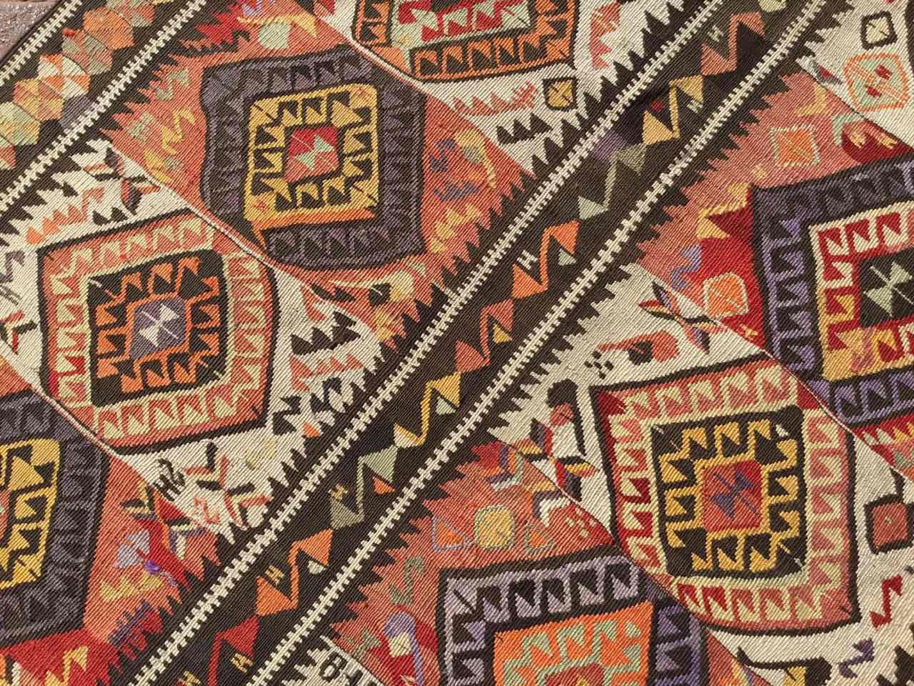 Rug Area rug kilim rug 130 x 56 Muted color | Etsy