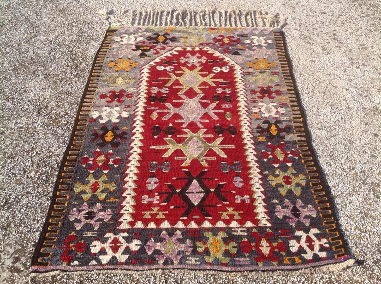 Small Kilim Rug 54 X 36.5 Vintage Turkish Kilim - Etsy