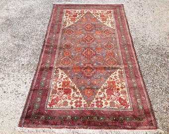 Red Bohemian Rug, Area Rug, Vintage Rug, Traditional Anatolian Rugs ...