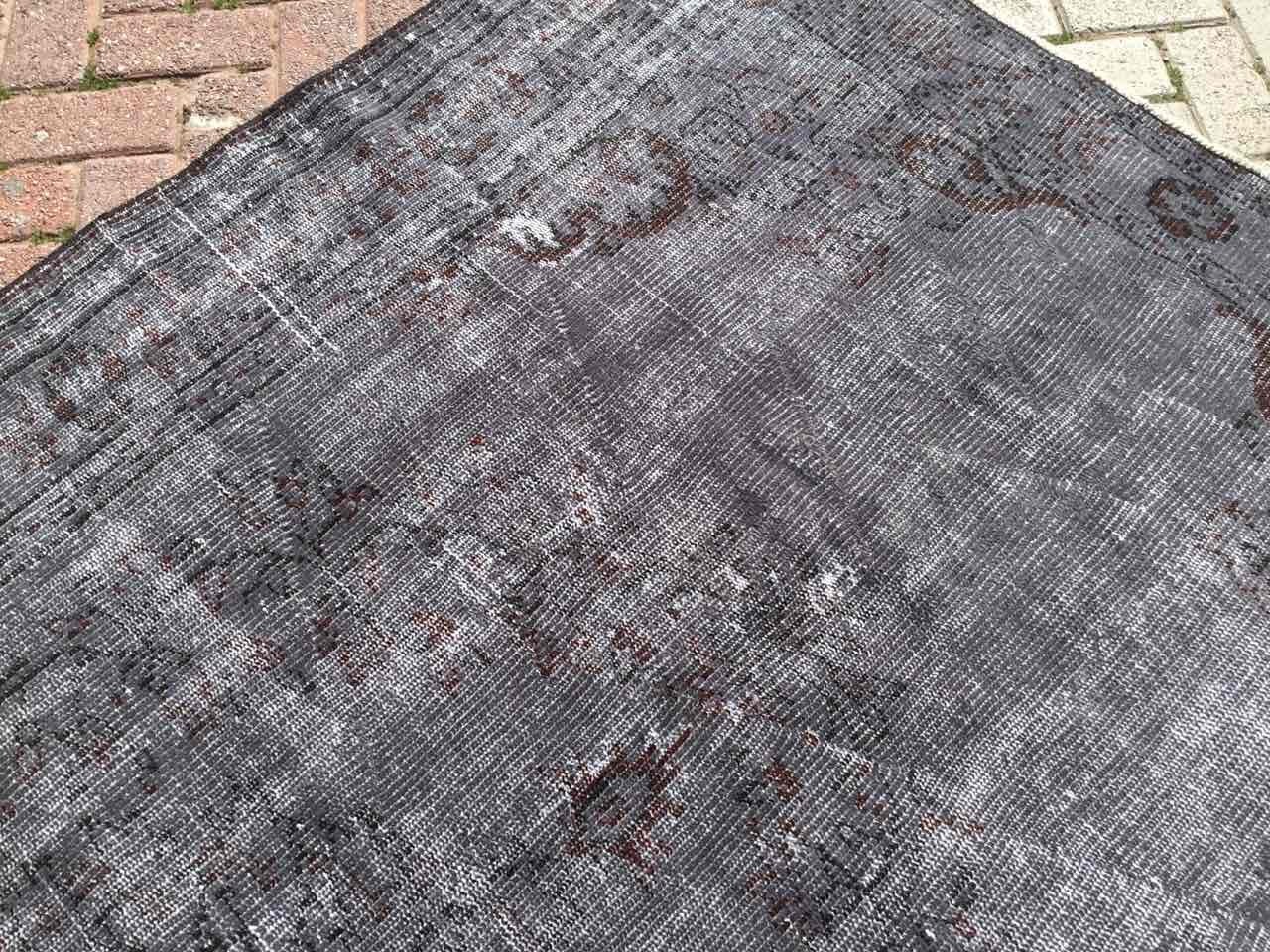 Rug Vintage Overdyed Rug 105.5 x 61.5area rug | Etsy