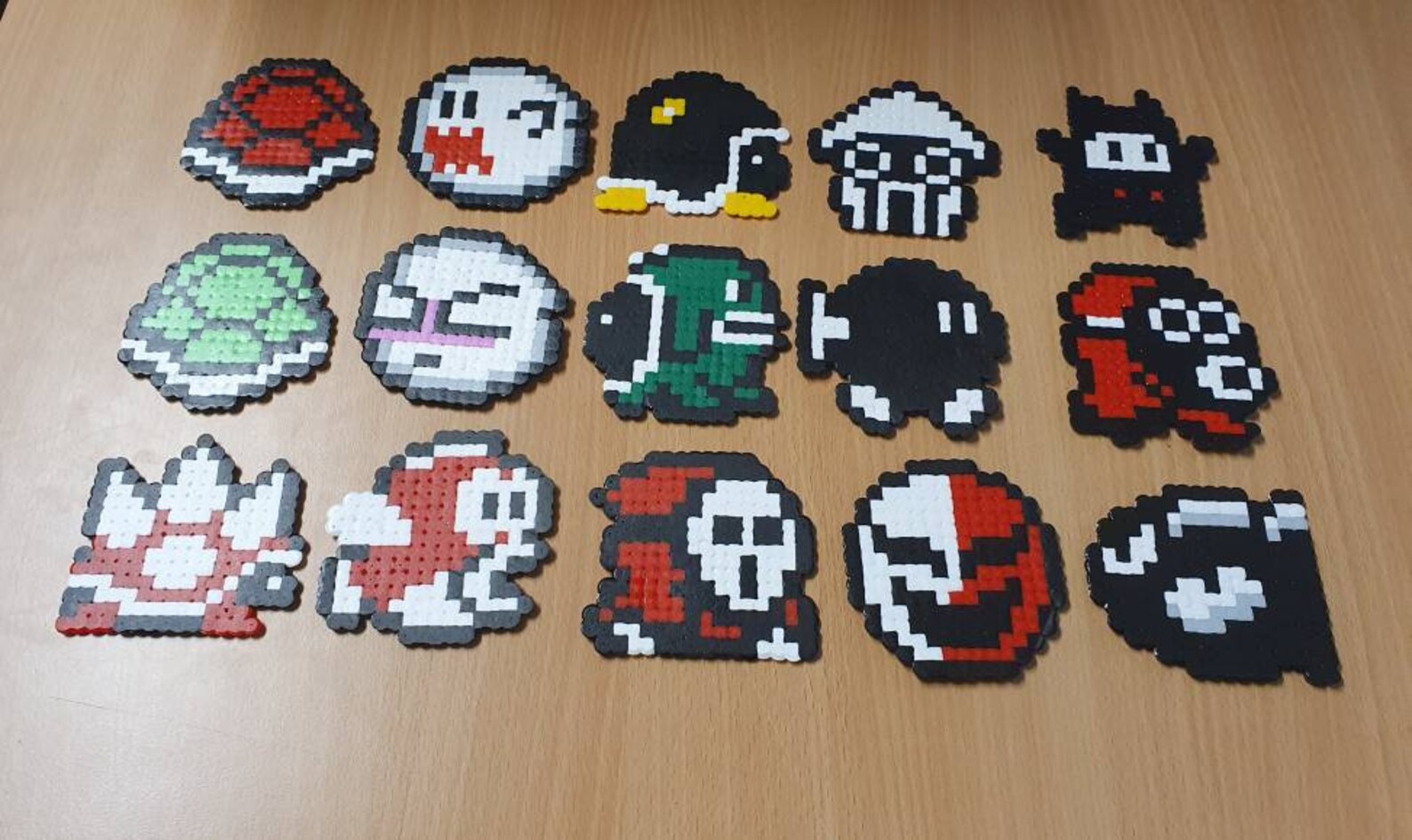 Super Mario Enemies Geeky Arcade Pixel 8bit Gaming | Etsy