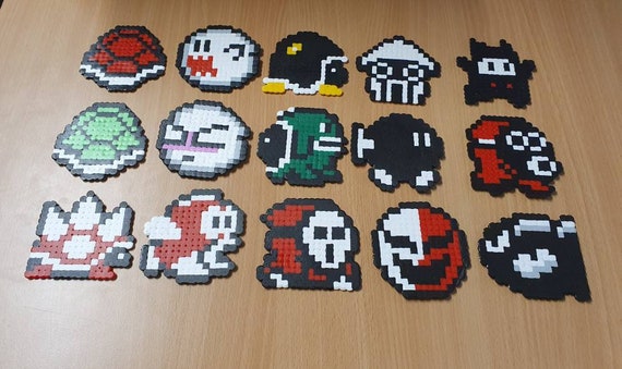 Super Mario Enemies Geeky Arcade Pixel 8bit Gaming | Etsy