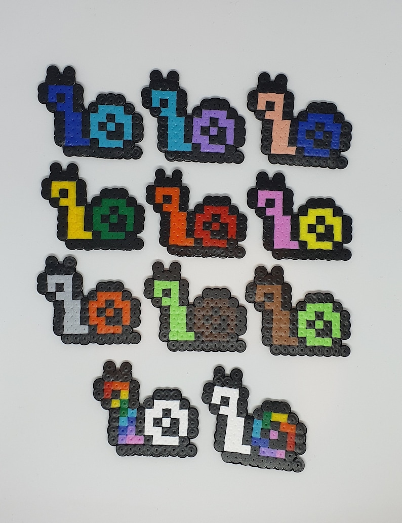 Snail Cute Garden Insect Perler Bead Fuse Bead - Etsy