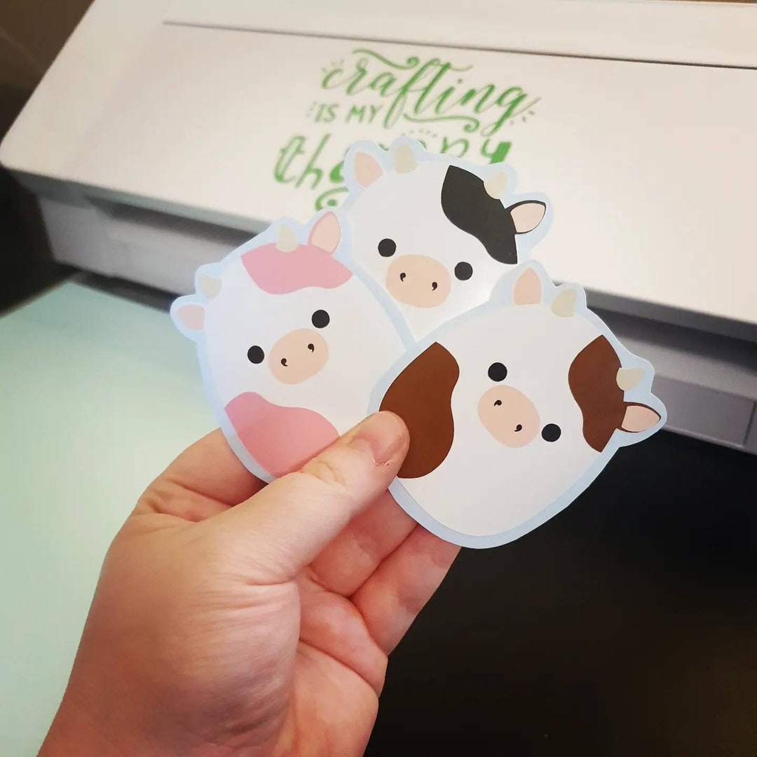 Layered Vinyl Decal Stickers | Moo Cows Squishmallows | Choose Your ...