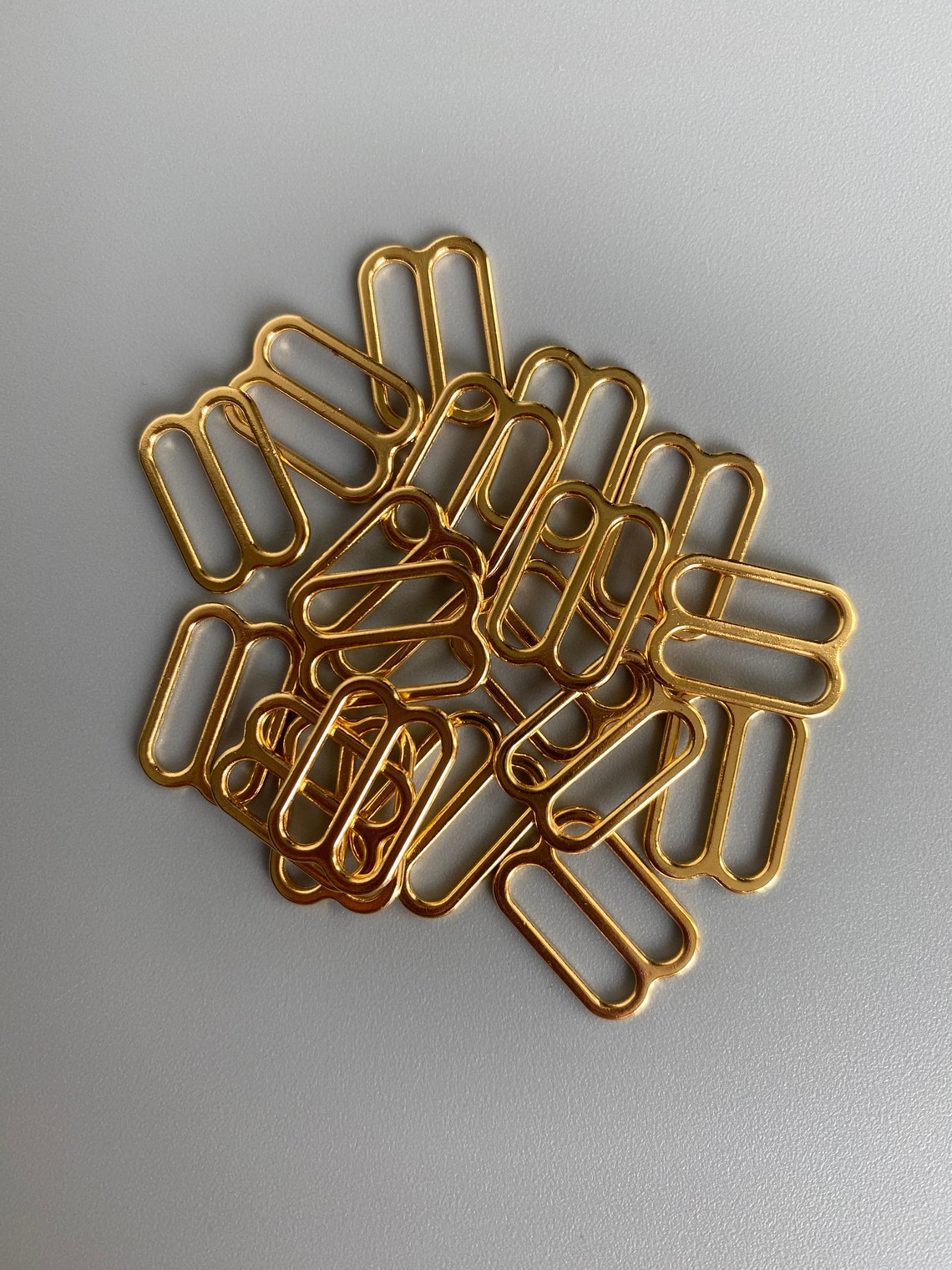 Gold 13/14mm Bra Ring & Slider Sets - Etsy