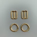 Gold 13/14mm Bra Ring & Slider Sets - Etsy