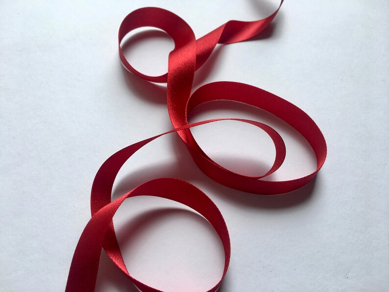 20 Metre Roll X 1.5cm Width Berisfords Double Faced Satin Ribbon ...