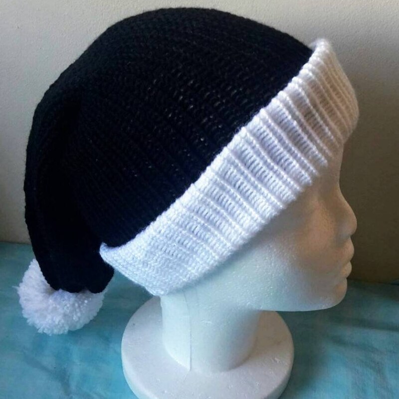 Knitted Santa Hat - Etsy