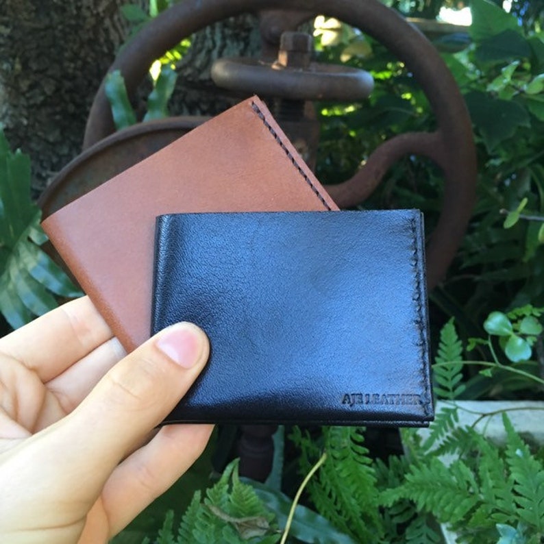 Minimalist Kangaroo Leather Wallet/ Australian Made/ Slim | Etsy