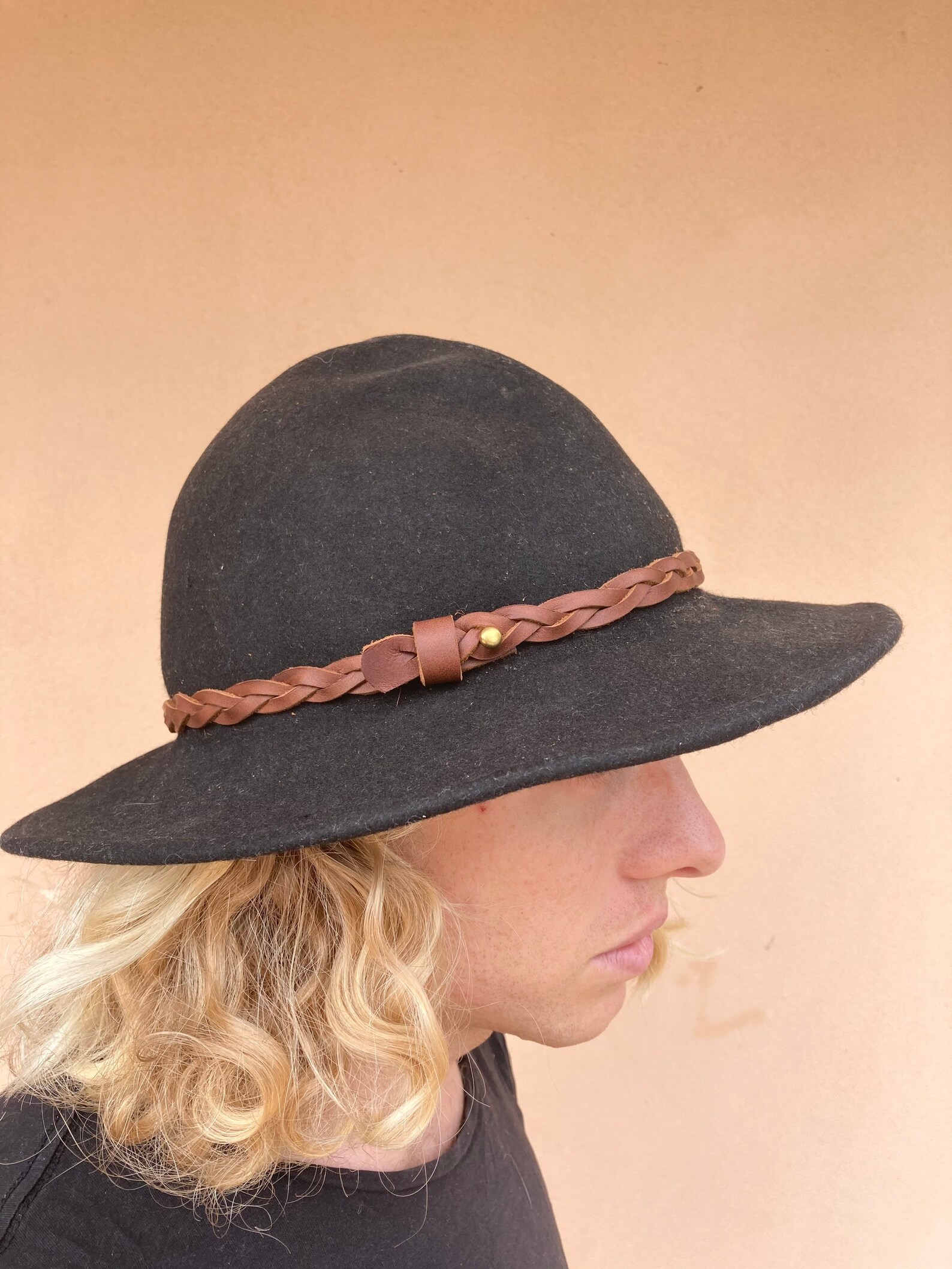 Leather Hat Band, Adjustable Hatband, Hat Accessory, Australian Made ...