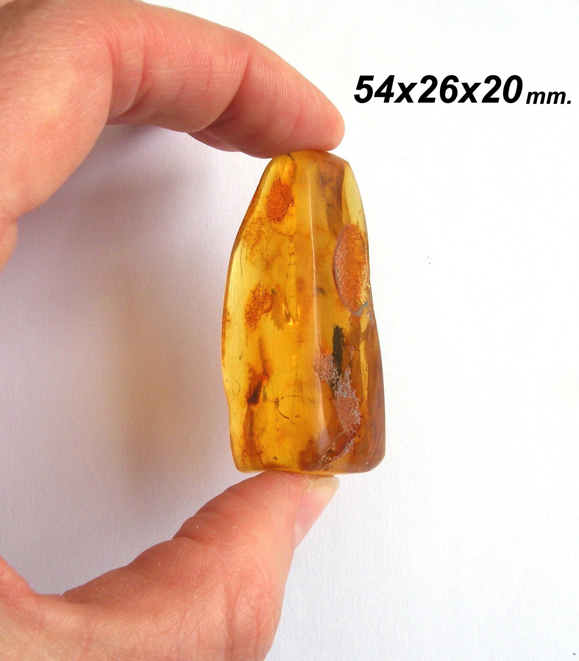 Piedra ámbar genuina 146 g. ámbar báltico natural ámbar | Etsy