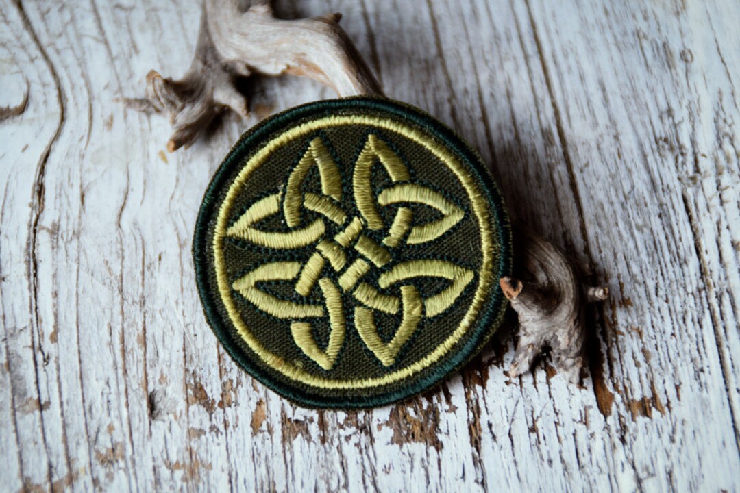 Celtic Mini Embroidery, Medieval Tribal Handmade Patch, Many Colors ...