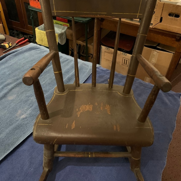 1940s Rocking Chair - Etsy