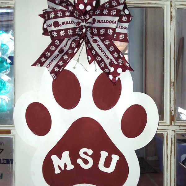 Dog Paw Door Hanger - Etsy